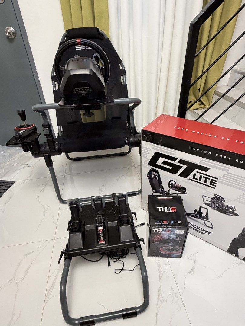 Thrustmaster T248 Racing Wheel Set with GT Lite Cockpit, Video Gaming ...