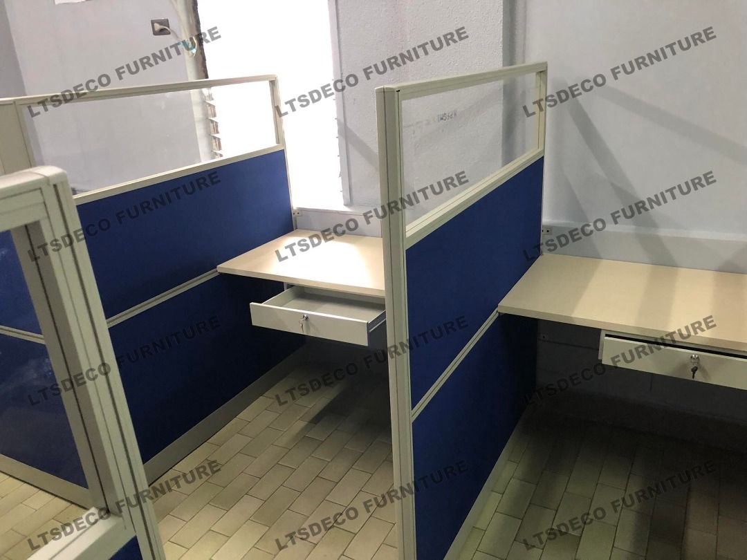 workstation table modular office partition furnitures, Furniture & Home ...