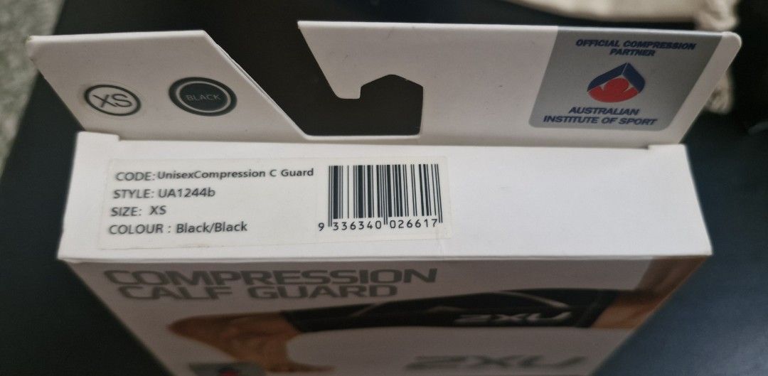 2XU Compression Calf Guard - XS Black, Sports Equipment, Other Sports ...