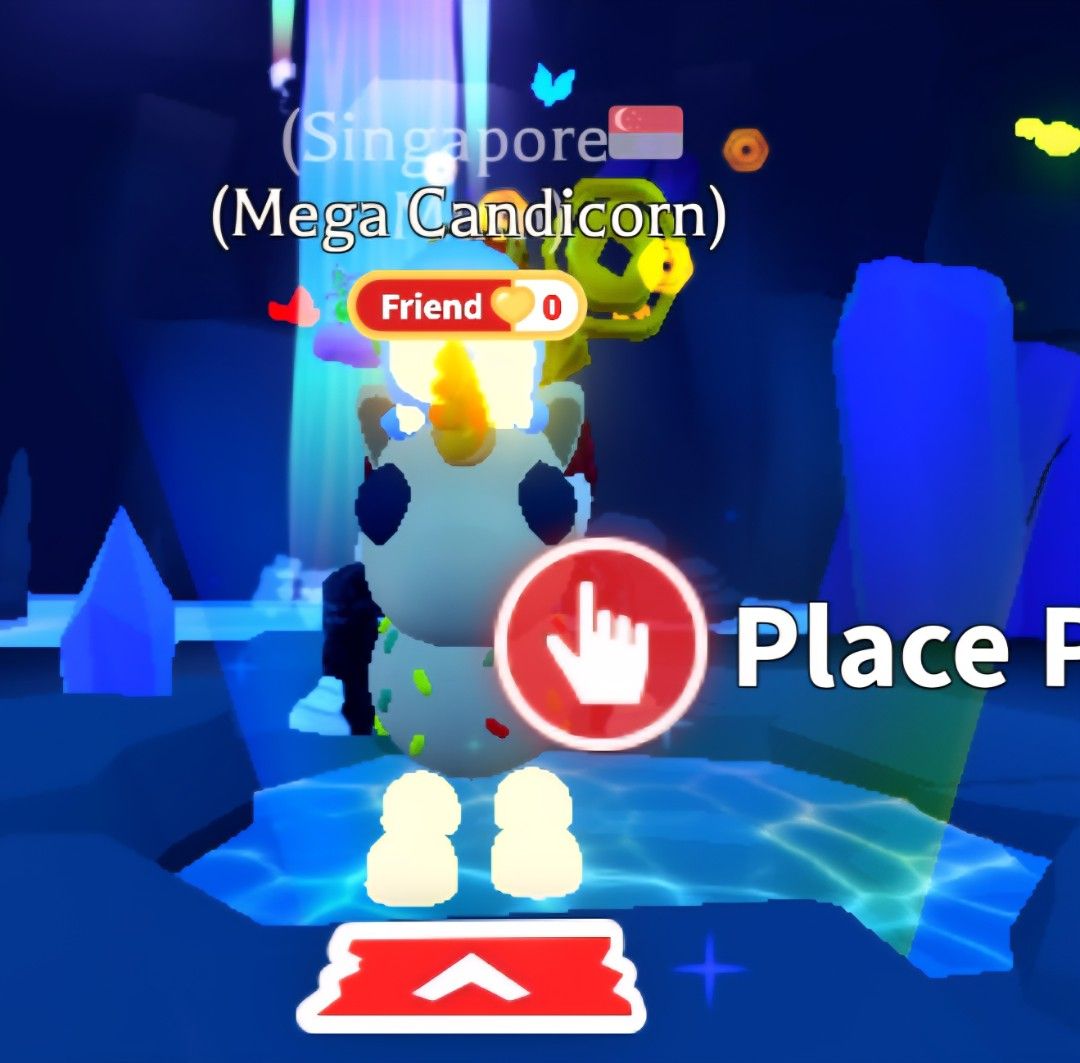 Adopt Me Mega Candicorn, Video Gaming, Gaming Accessories, In-Game ...
