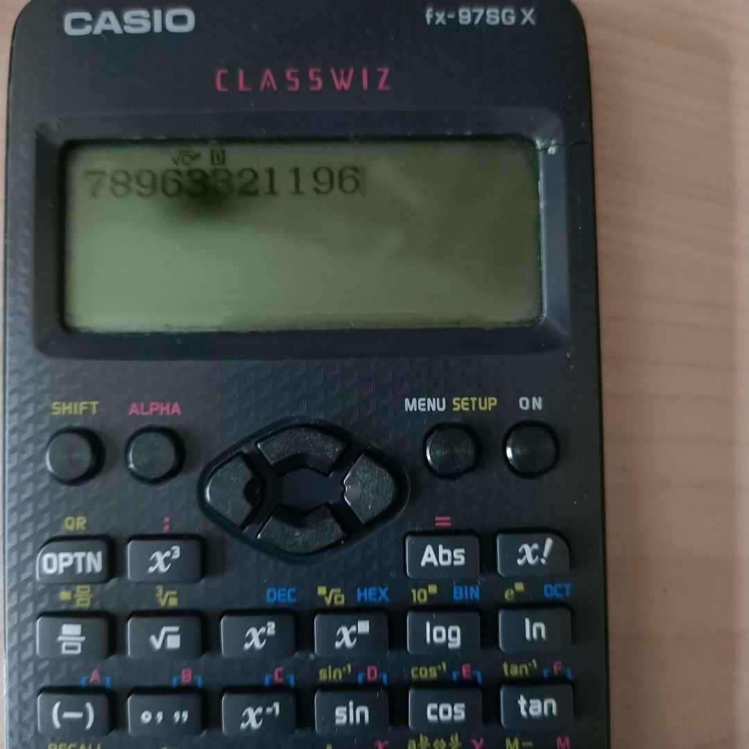 Casio fx-9750G X Classwiz Calculator, Hobbies & Toys, Stationery ...