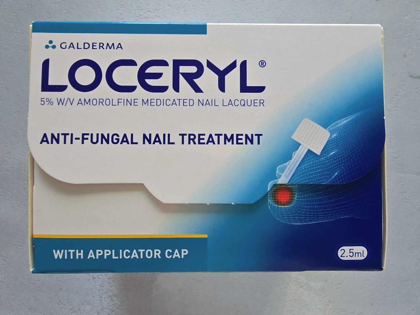 Loceryl Anti-Fungal Nail Treatment 2.5ml, Health & Nutrition, Medical ...