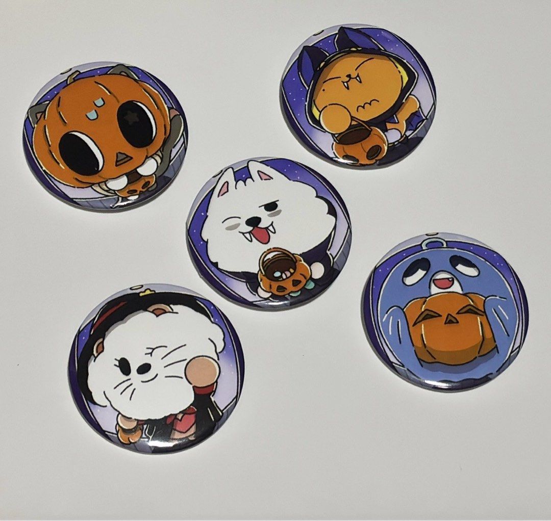 txt ppulbatu halloween badges, Hobbies & Toys, Memorabilia ...