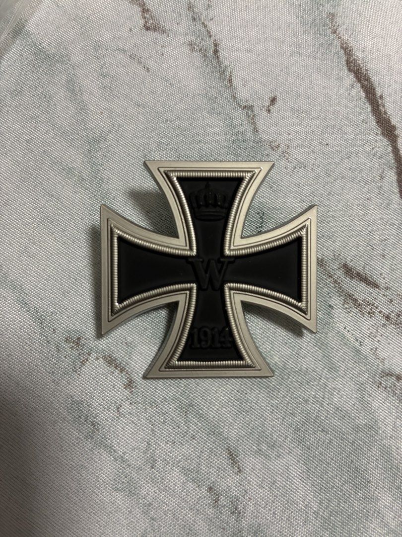 WWII WW2 German Iron Cross and Nazi Party Pin Set, Hobbies & Toys ...