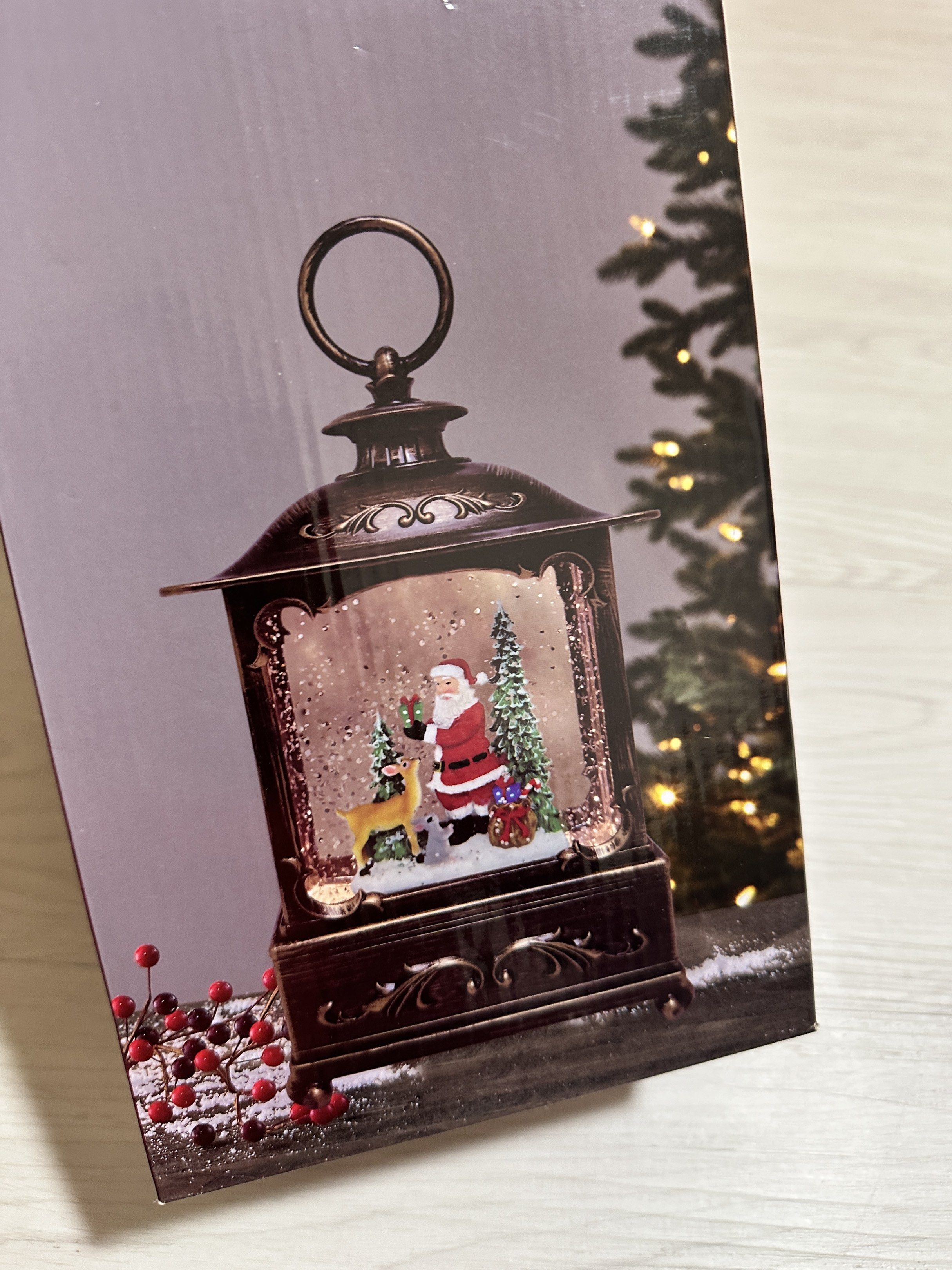 Christmas Lantern with Nativity Scene, Furniture & Home Living, Home ...