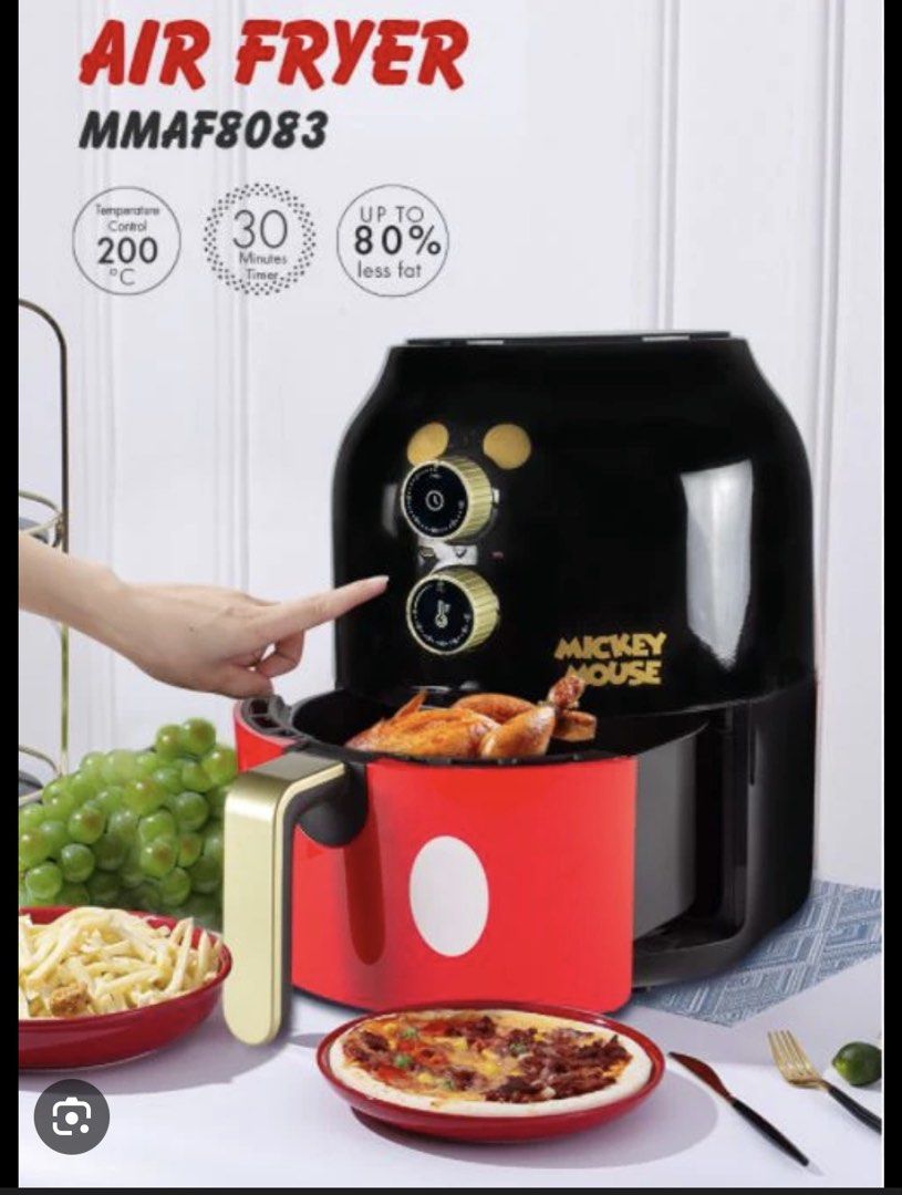Disney Mayer Minnie Mouse Air Fryer MMAF8083, TV & Home Appliances ...