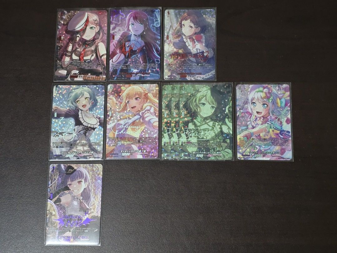 (Japanese) GPR+ Singles, Signed, Vanguard, Bang Dream Collab, Poppin ...