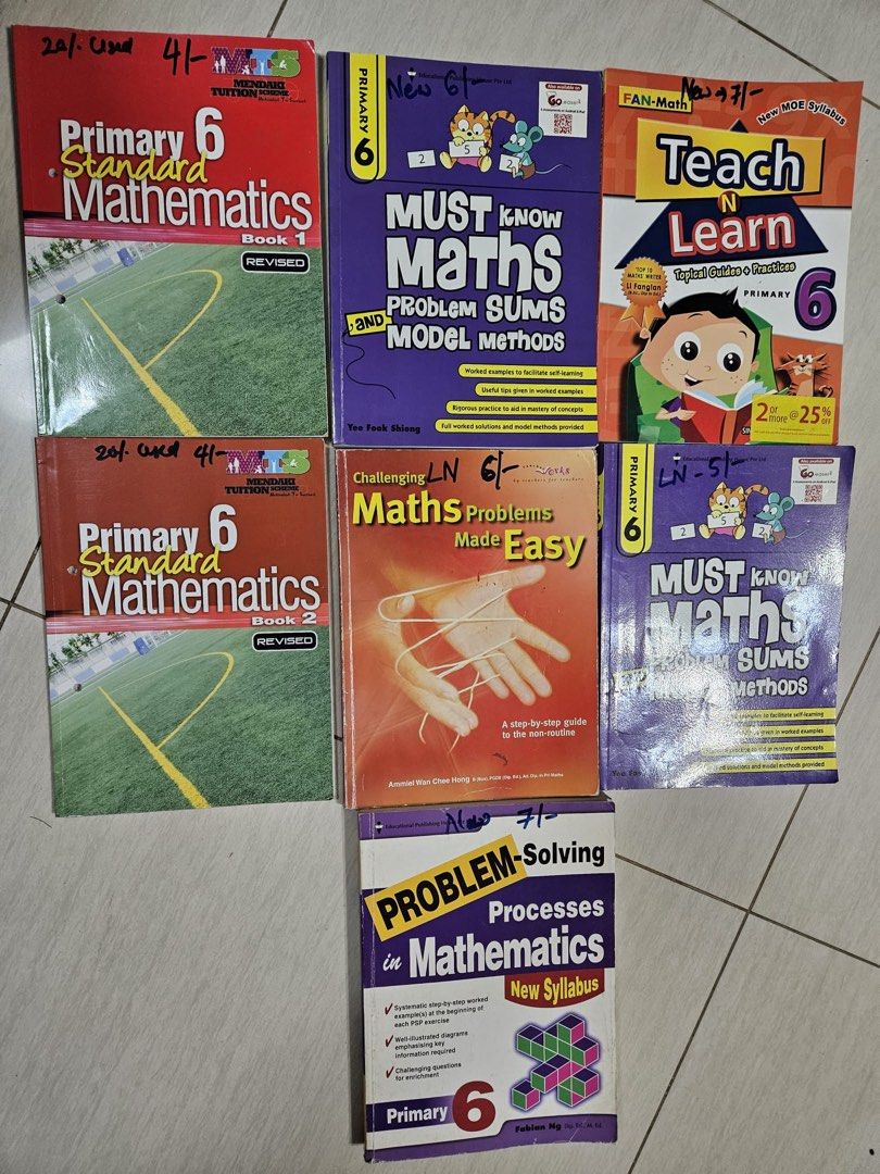 Primary School Math and Science Books - Various Titles, Hobbies & Toys ...