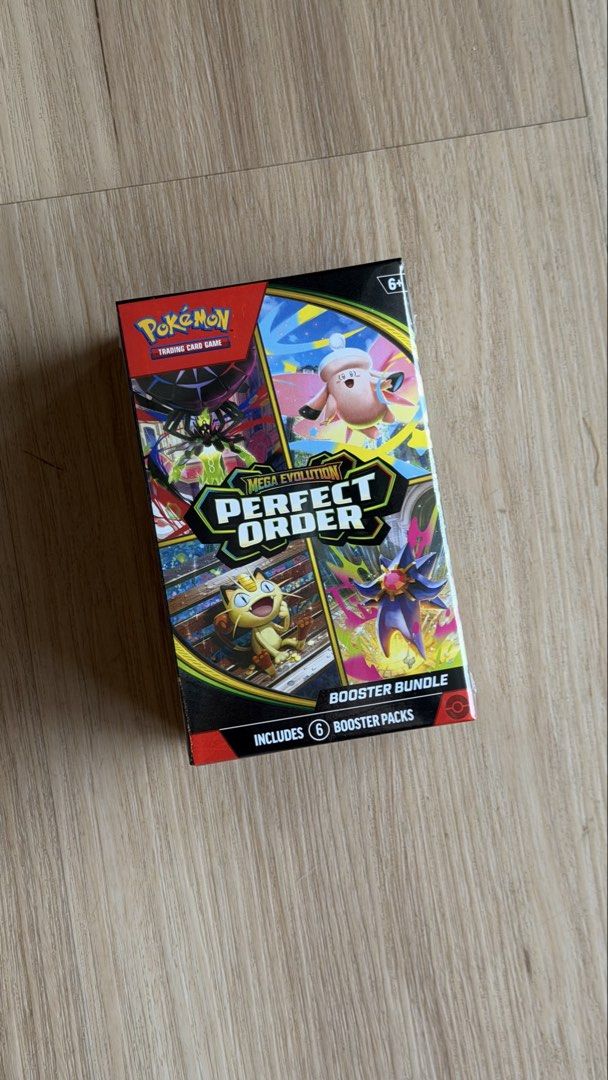 Shrinked Mega Evolution Perfect Order Booster Bundle, Hobbies & Toys ...