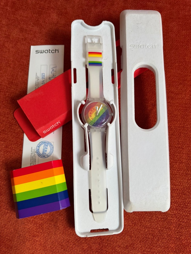 Swatch Pride Watch - Limited Edition, Men's Fashion, Watches ...