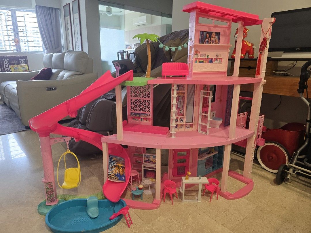 Barbie Dreamhouse with Pool and Slide, Hobbies & Toys, Toys & Games on ...