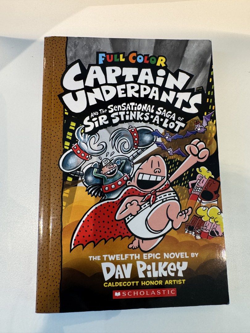 Captain Underpants and the Sensational Saga, Hobbies & Toys, Books ...