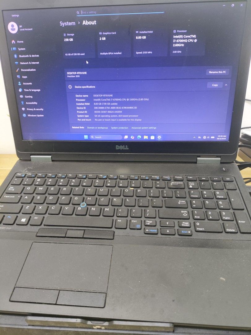 Dell Precision 3510 Laptop, Computers & Tech, Laptops & Notebooks on ...
