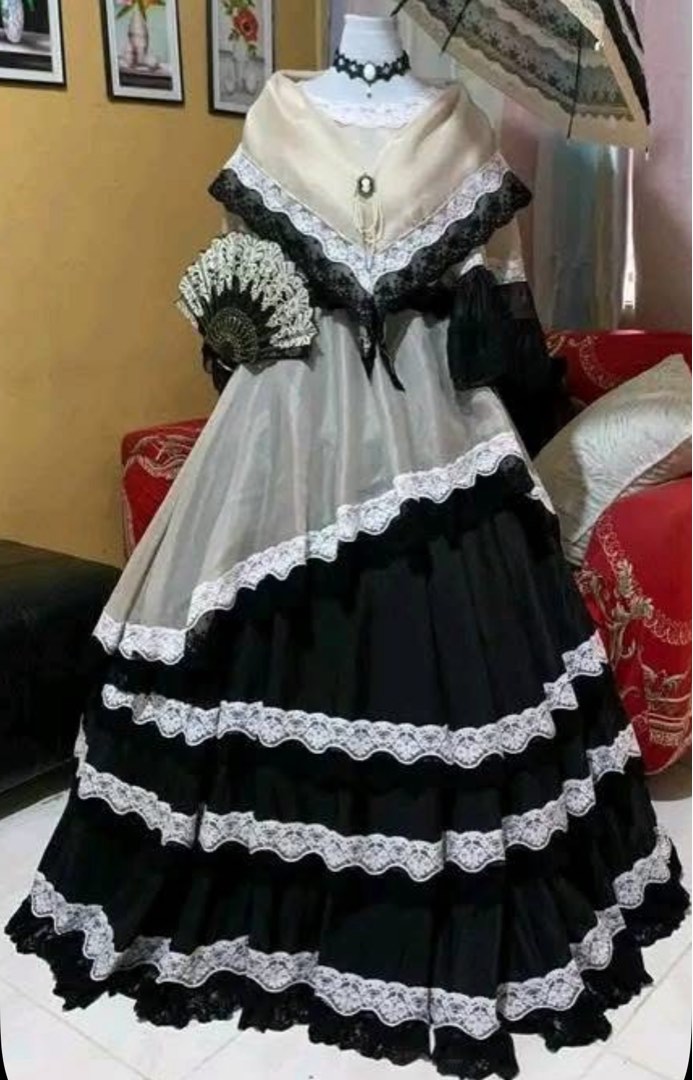 Maria Clara Traditional Filipiniana for rent, Women's Fashion, Dresses ...