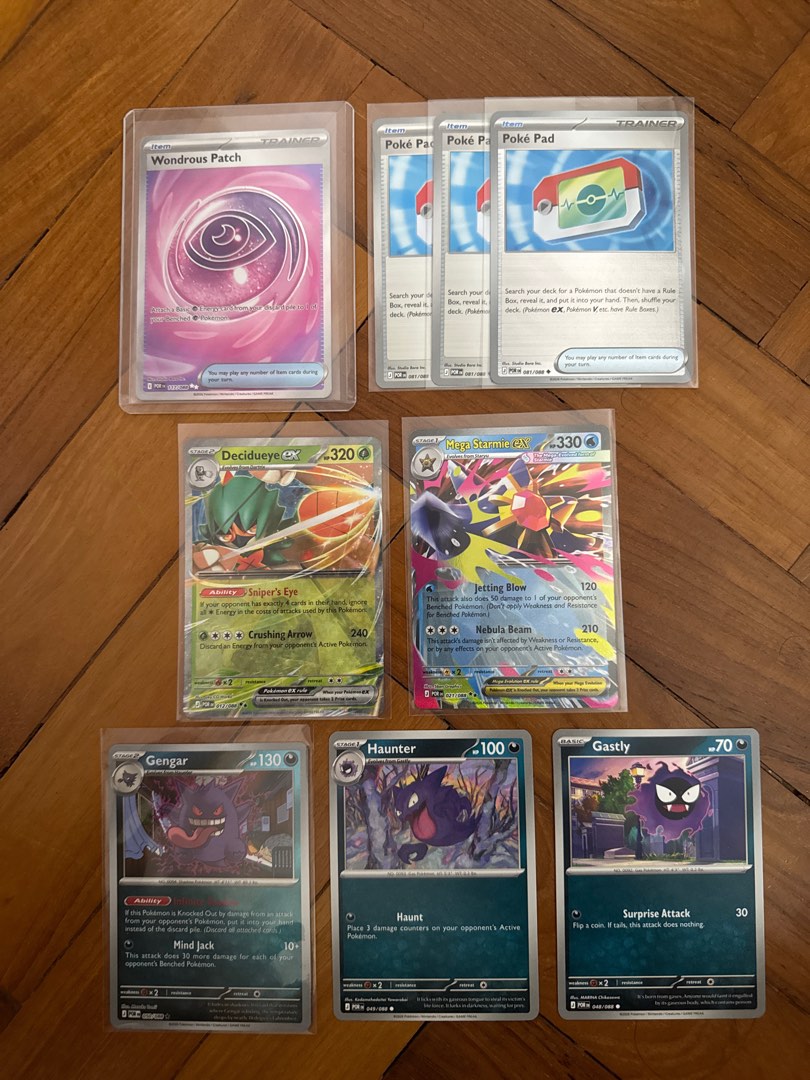 Pokemon TCG Cards - Perfect Order - Wondrous Patch, Poke Pad, Decidueye ...