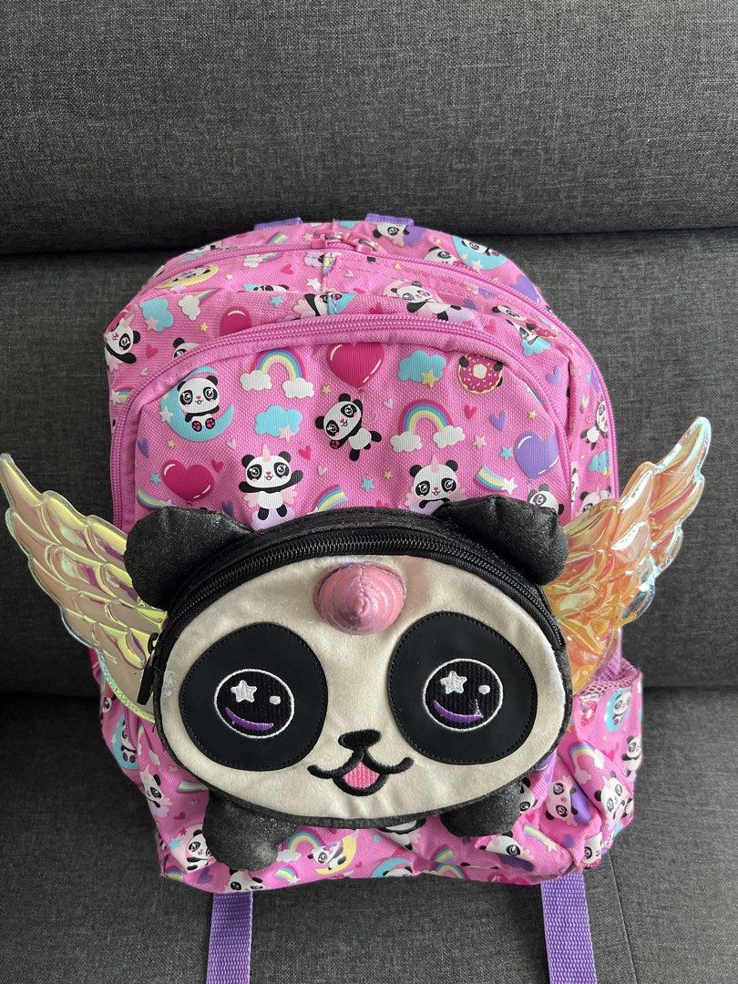 Smiggle Panda Wing Backpack, Babies & Kids, Babies & Kids Fashion on ...
