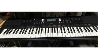 Yamaha PSR-E383 portable keyboard + $20 stand + $20 bench + $20 pedal ...
