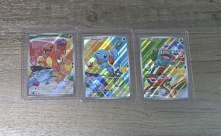 First Partner Illustration Pokemon Celebrations Charmander, Squirtle ...