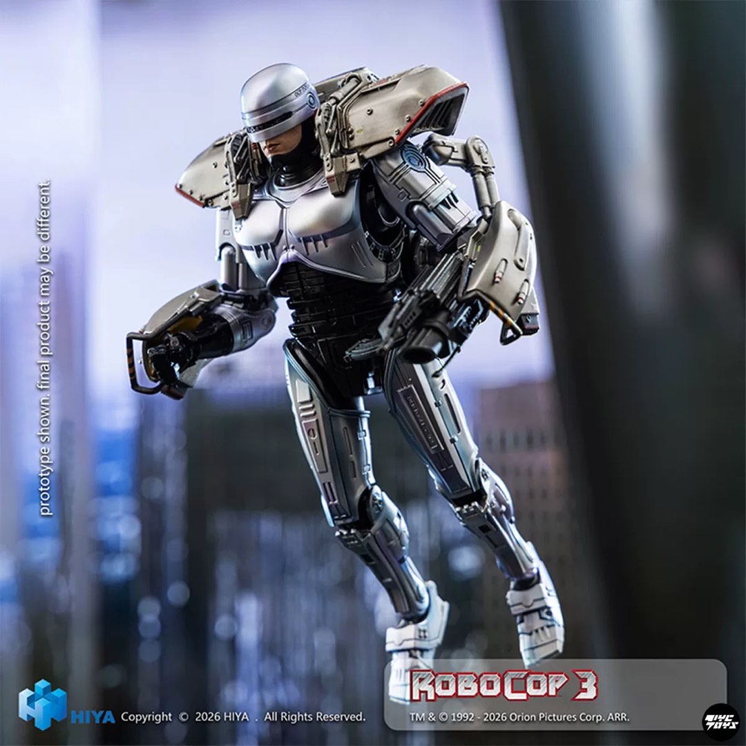 HIYA Exquisite Super Series 1/12 Scale 6 Inch RoboCop 3 RoboCop Action ...
