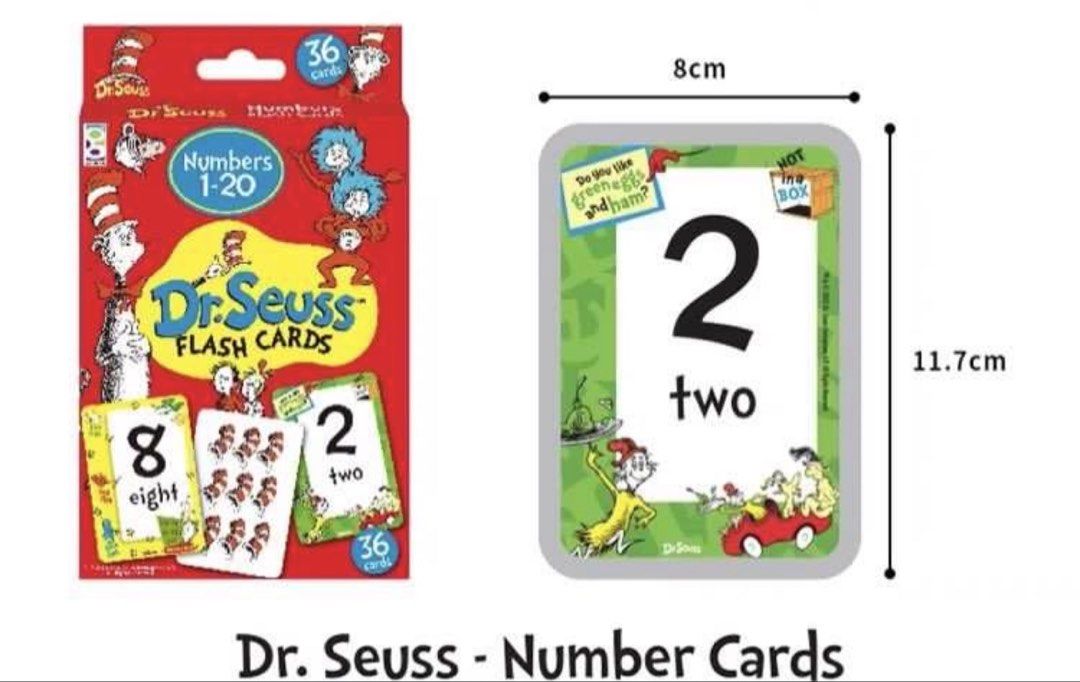 Learn to count with Dr. Seuss : Numbers 1-20 Flash Cards, Hobbies ...