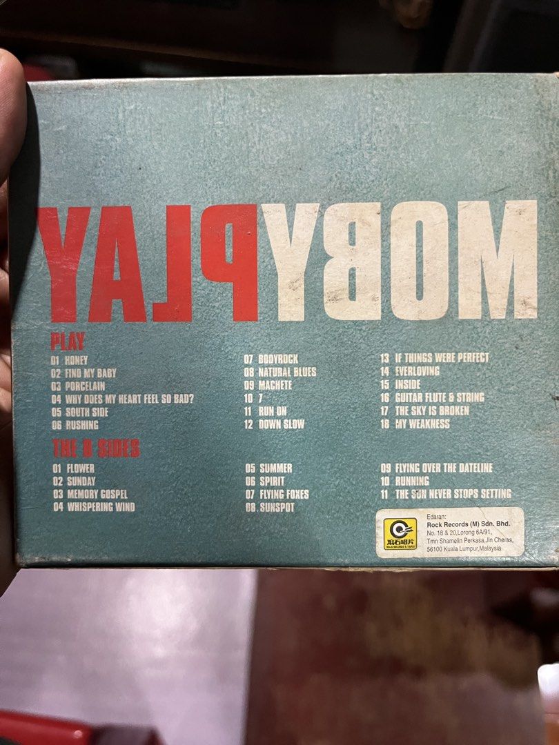 Moby play album cd+ (b-sides), Hobbies & Toys, Music & Media, CDs ...