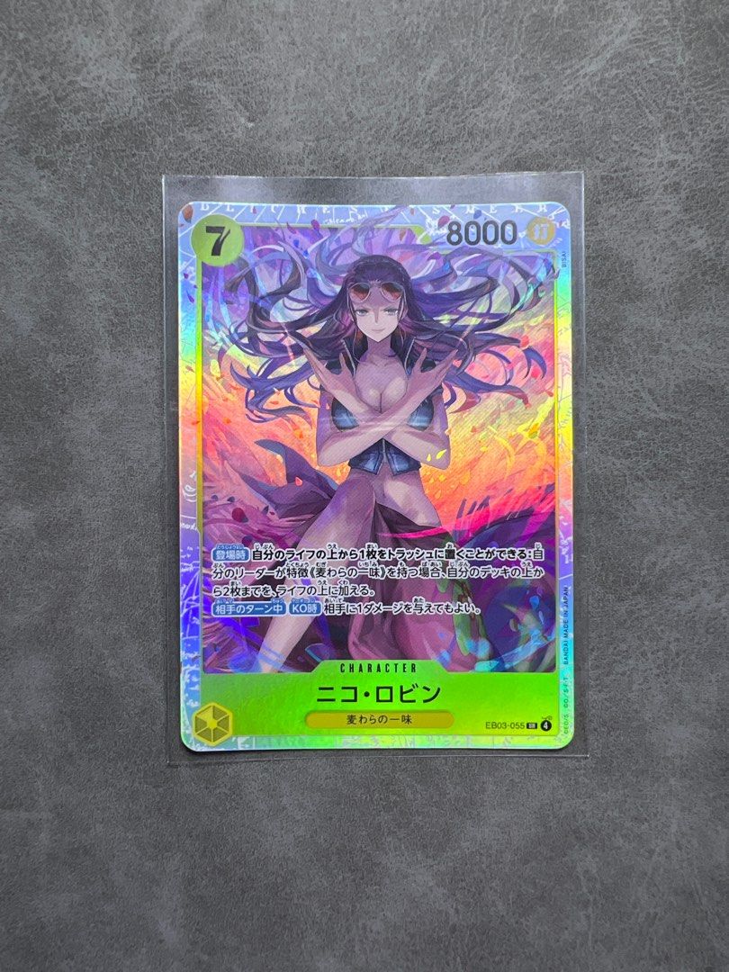 One Piece Card Game Nico Robin SR, Hobbies & Toys, Toys & Games on ...
