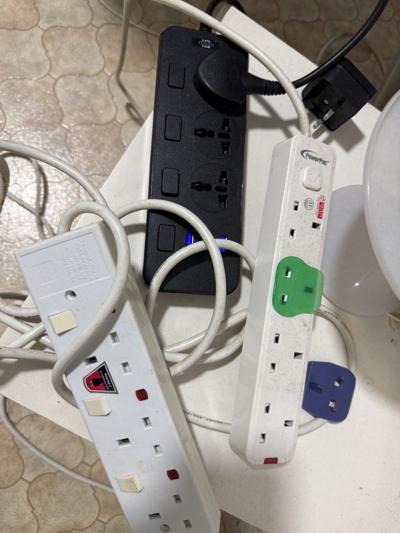 Power Extension Cords - Various Brands, TV & Home Appliances ...