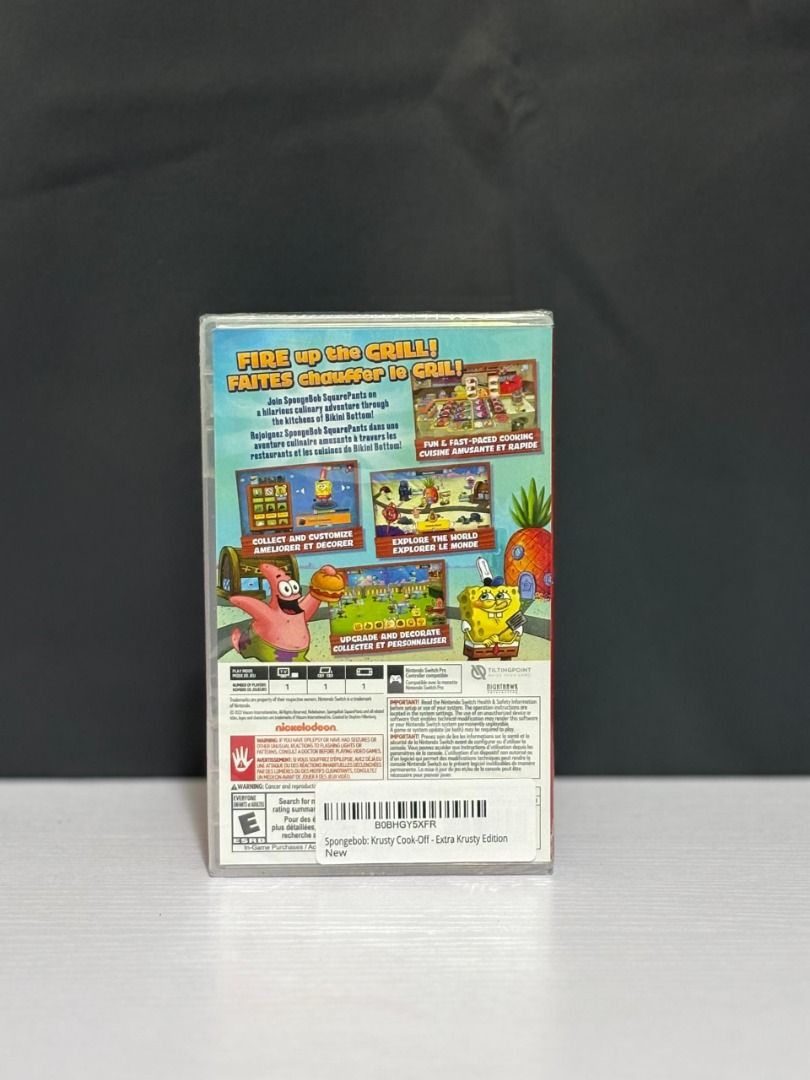 SpongeBob : Krusty Cook Off - Extra Krusty Edition - Nintendo Switch ...