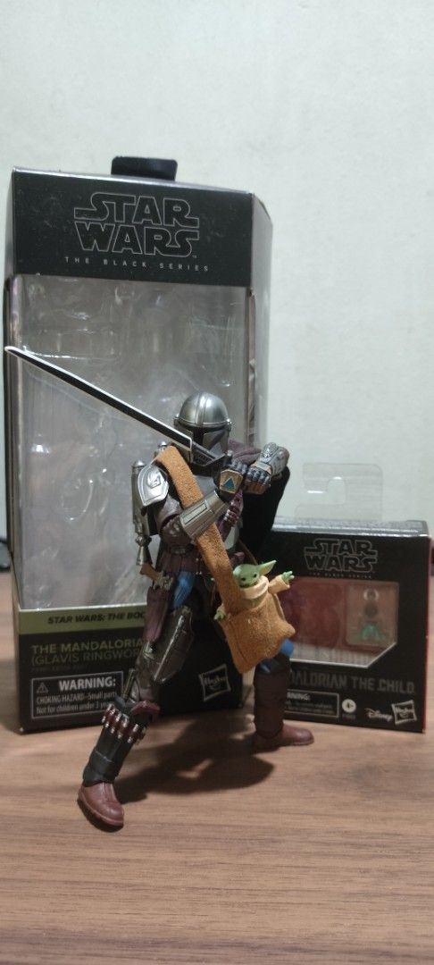 Star Wars The Black Series The Mandalorian (Glavis Ringworld) + Black ...