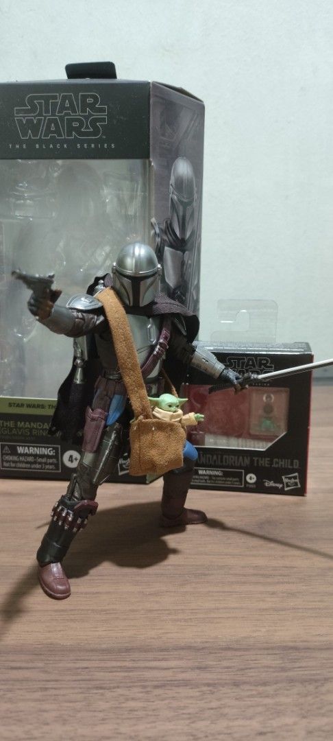 Star Wars The Black Series The Mandalorian (Glavis Ringworld) + Black ...