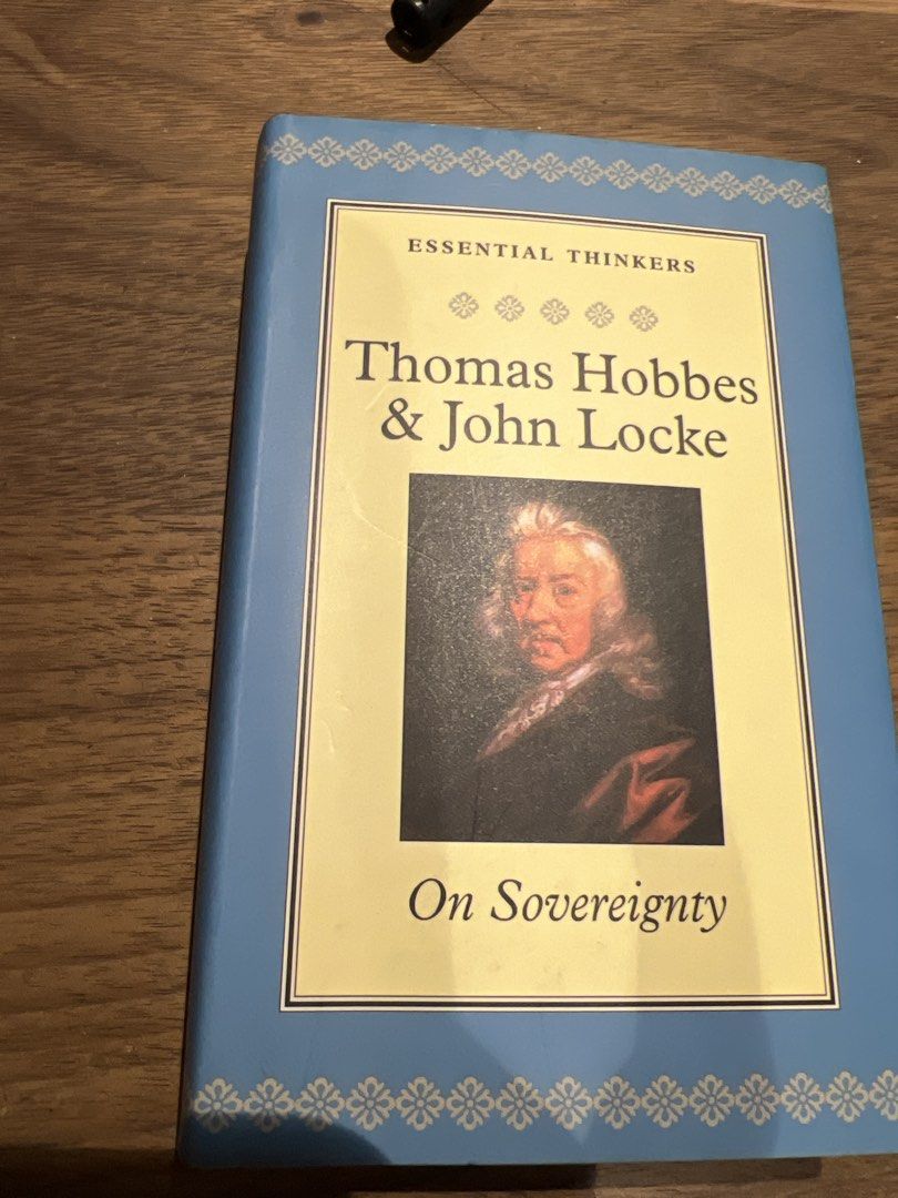Thomas Hobbes & John Locke: On Sovereignty, Hobbies & Toys, Books ...