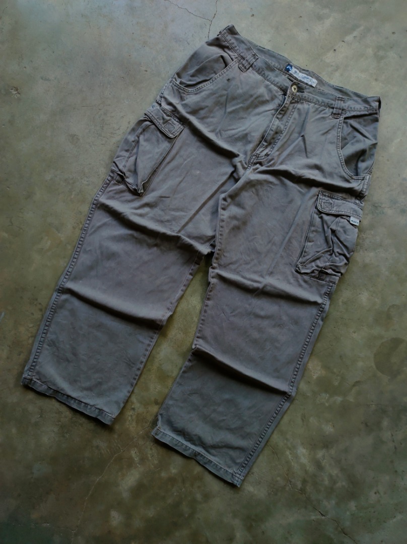 Vintage Rusty Cargo Baggy Pants, Men's Fashion, Bottoms, Jeans on Carousell