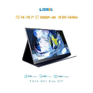 ZSCMALL Portable Monitor 14-16.1" 1080P-4K 60-144Hz, Computers & Tech ...