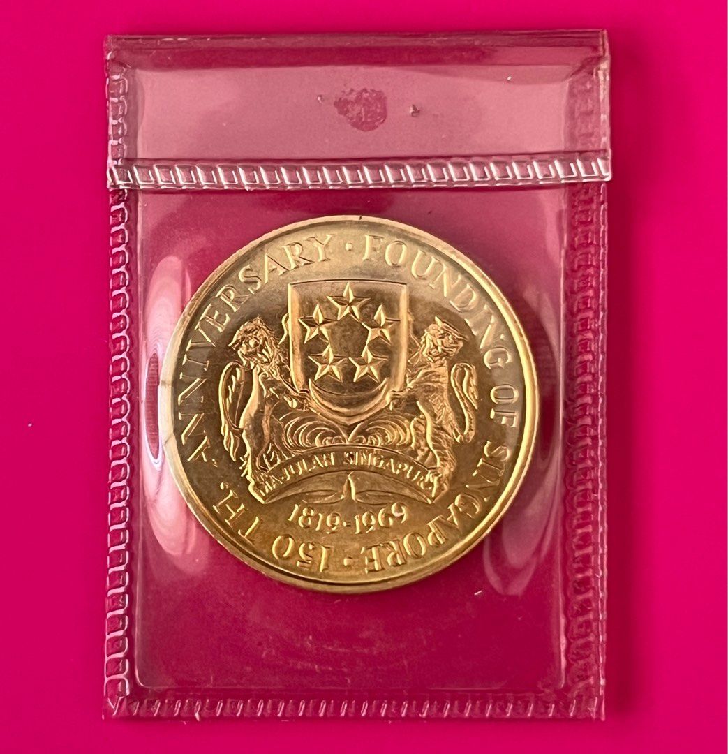 1969 Singapore $150 Gold Coin, Lighthouse, Hobbies & Toys, Memorabilia ...