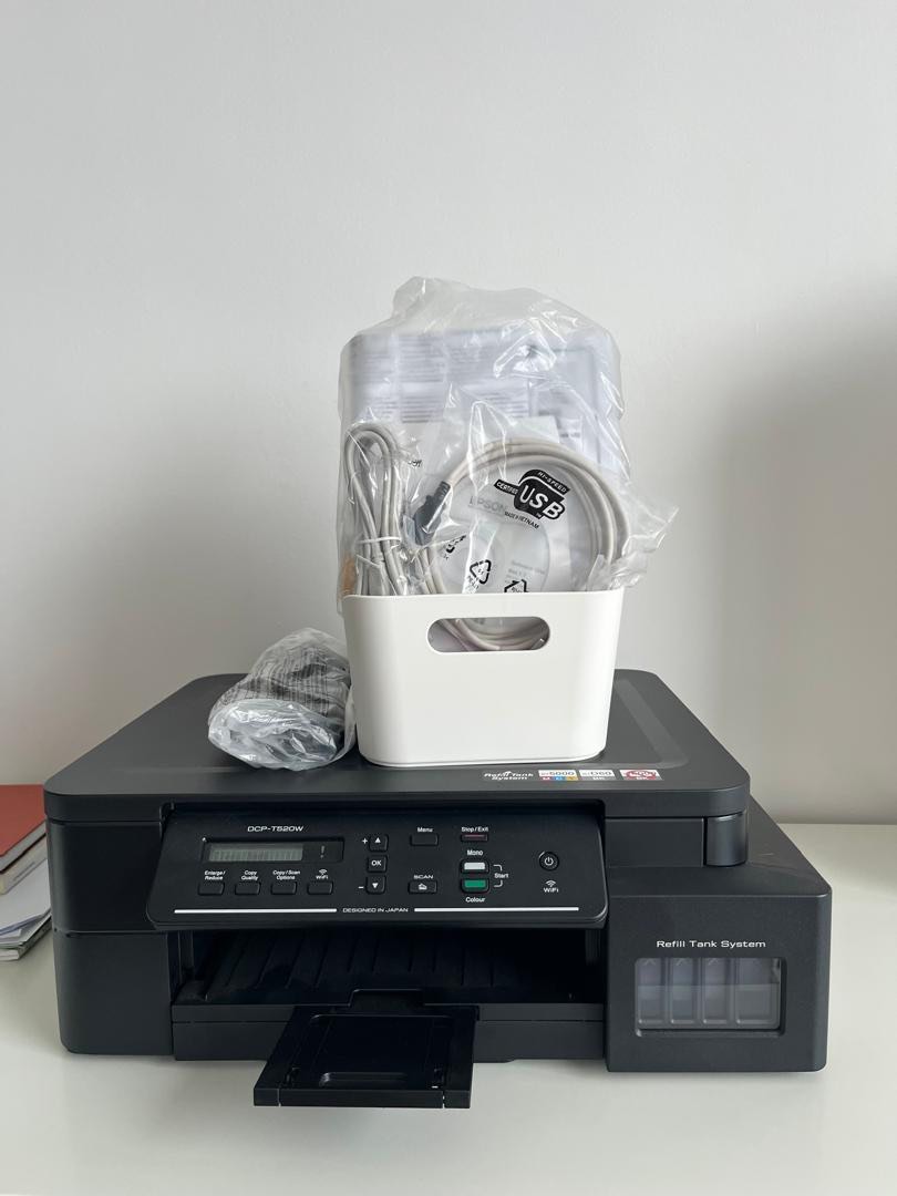 Brother DCP-T520W Refill Tank System Printer, Computers & Tech ...