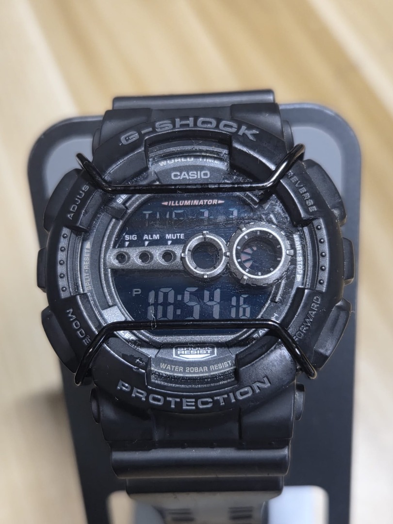 Casio G-Shock GD-100 (with bumper protector), Men's Fashion, Watches ...