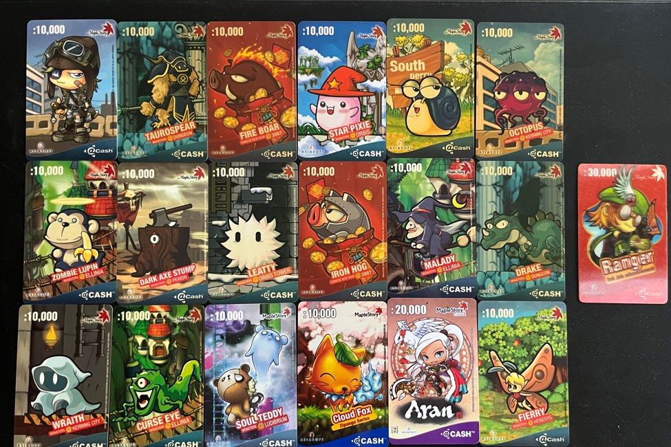 MapleStory Trading Cards - Assorted, Hobbies & Toys, Toys & Games on ...