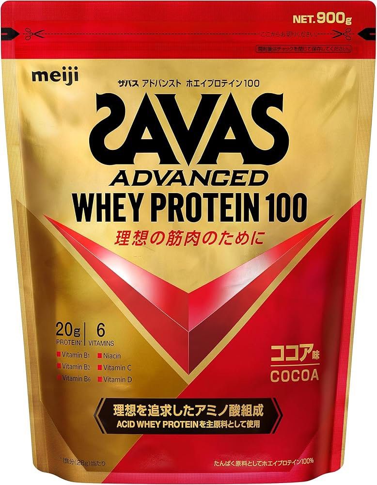 Meiji SAVAS Protein Powder - Cocoa Chocolate Flavor, Health & Nutrition ...
