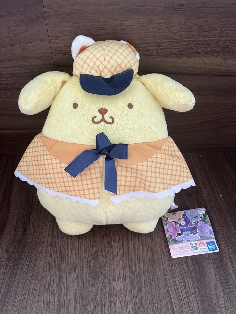 Pompompurin (Sanrio Japan) 30cm Detective Plush, Hobbies & Toys, Toys ...