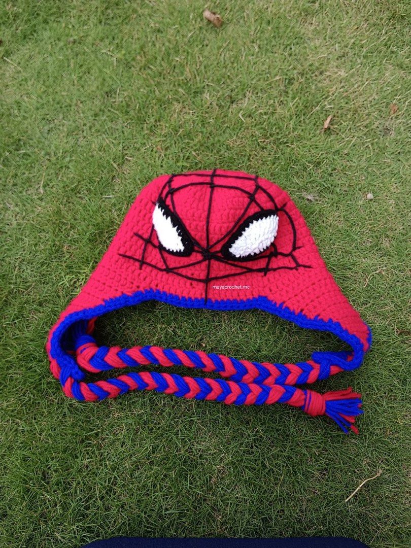 spider man miles morales mayday gwen stacy crochet beanie hat custom ...