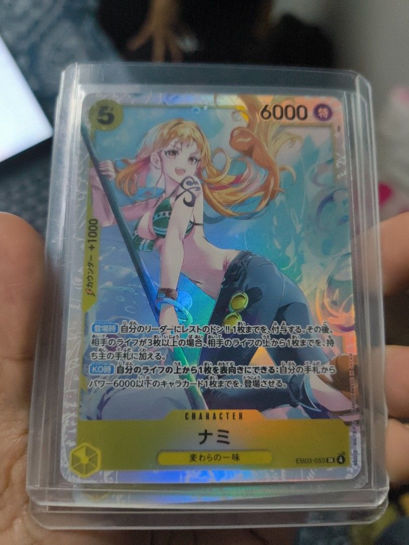 One Piece Card Game - Nami SR EB03-053, Hobbies & Toys, Toys & Games on ...