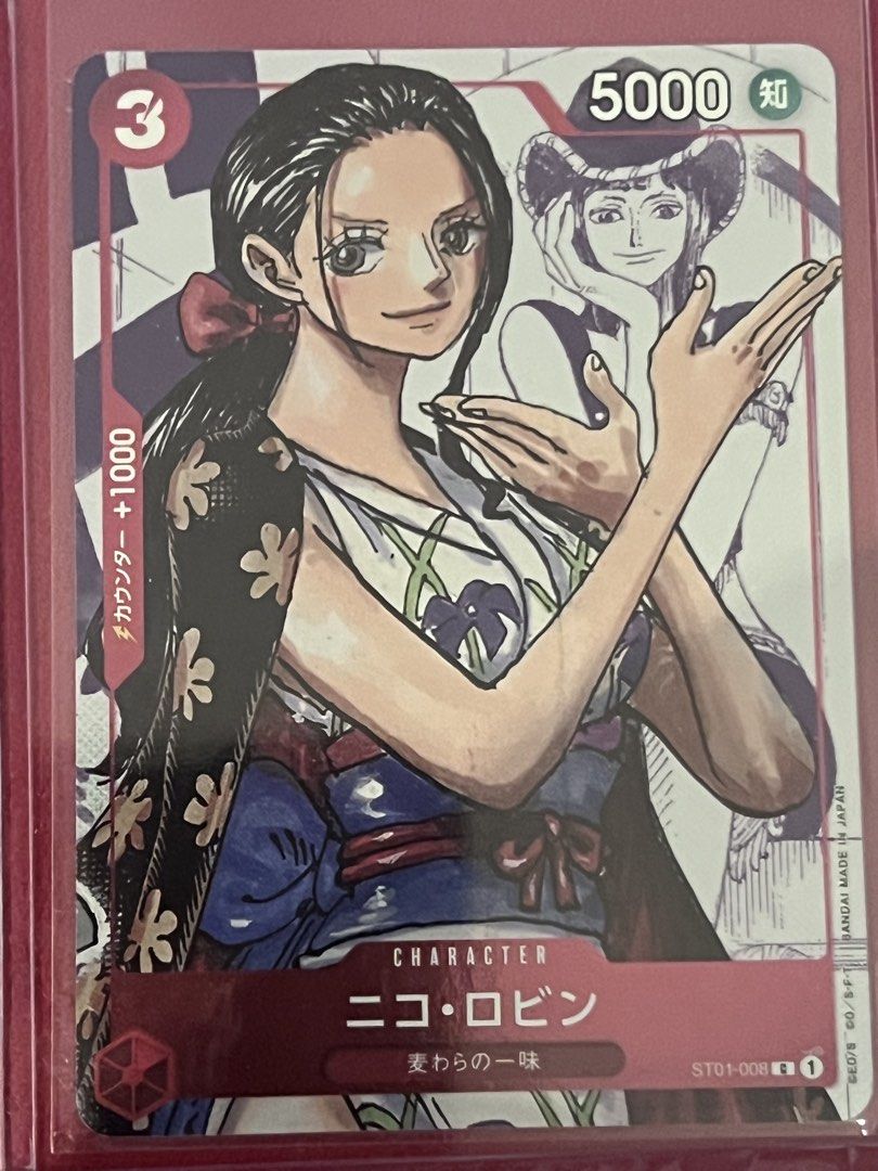 One Piece Card Game - Nico Robin ST01-008, Hobbies & Toys, Toys & Games ...