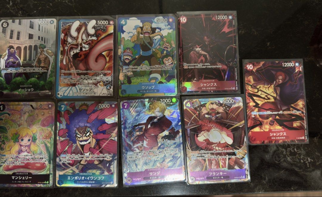One Piece Card Game - Various Character Cards, Hobbies & Toys, Toys ...