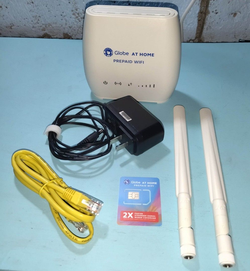 Open Line Globe At Home Prepaid WiFi Router ZLT G102, Computers & Tech ...