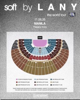 TICKET ASSISTANCE FOR LANY: soft world tour, Tickets & Vouchers, Event ...