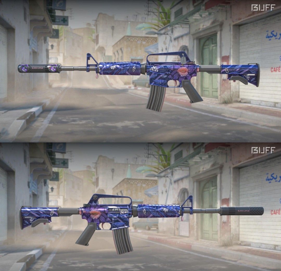 [BUFF PRICE] M4A1-S Black Lotus (FN) | tags cs2 skins cs2 knife cs2 ...