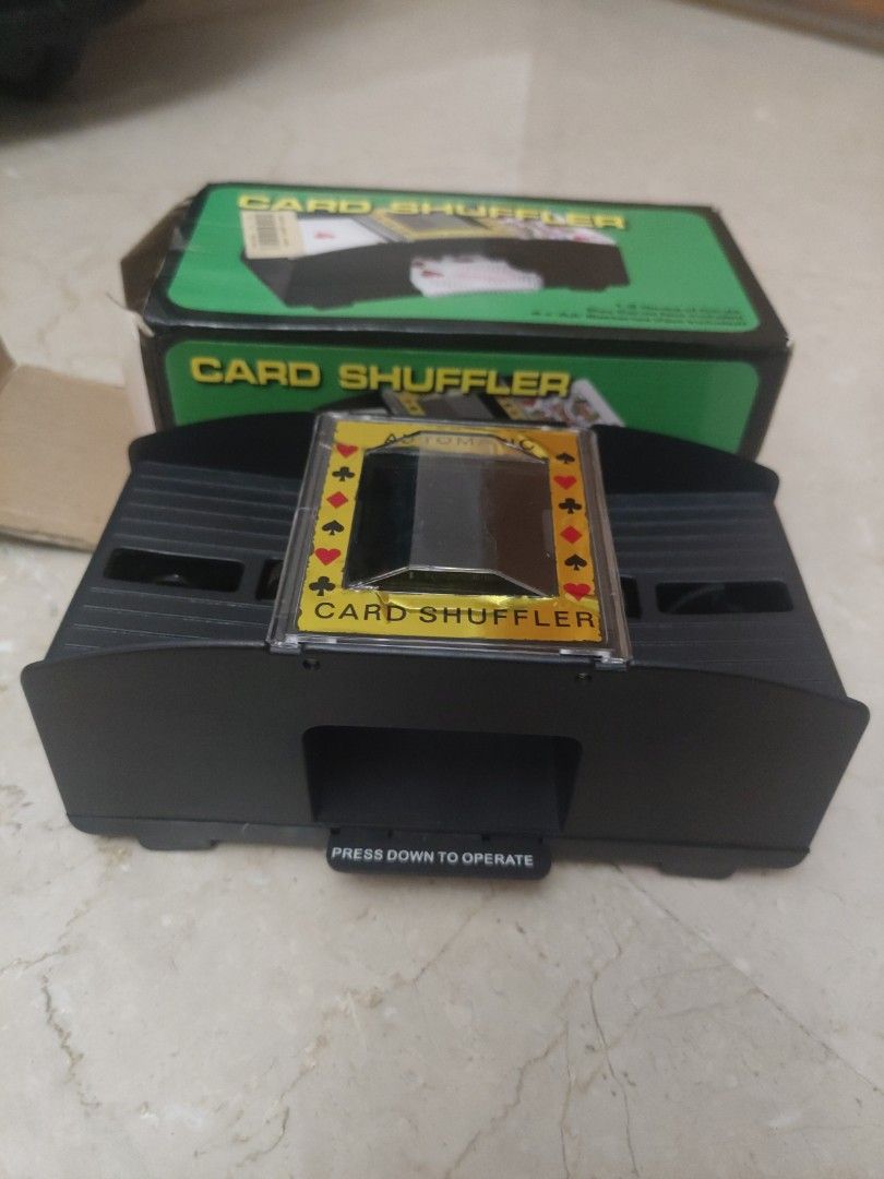 Free automatic card shuffler, Hobbies & Toys, Toys & Games on Carousell