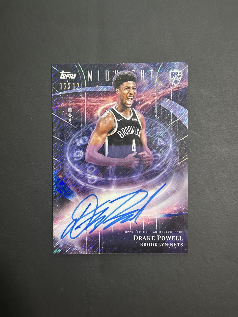 2025 Topps Midnight Drake Powell Auto, Hobbies & Toys, Memorabilia ...