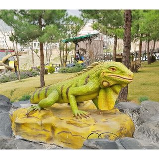 7.2ft 2.2m Animatronic Lizard Animal Robot Mechanical Model Display ...