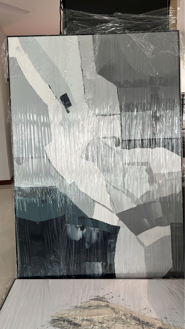 Abstract Textured Art Painting - Modern Decor, Hobbies & Toys, Art & Prints on Carousell